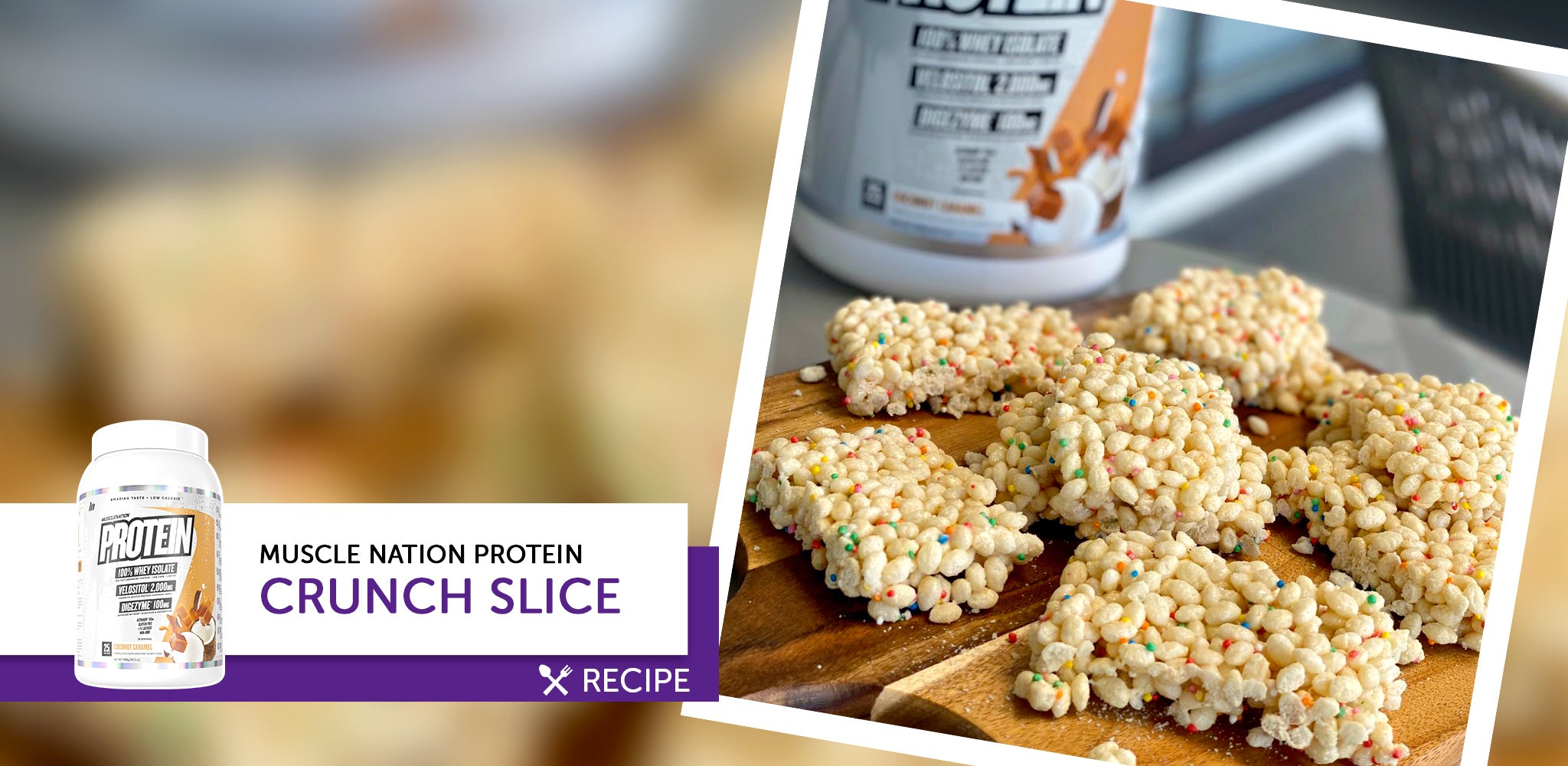 Muscle Nation Protein Crunch Slice – Elite Supps