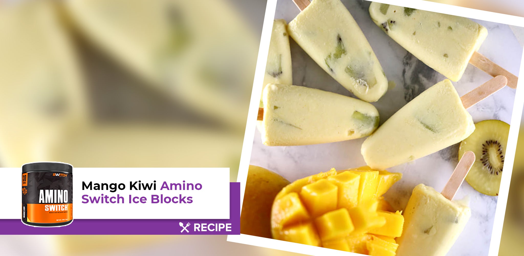 Mango Kiwi Amino Switch Ice Blocks – Elite Supps