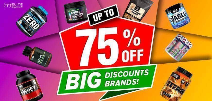 Exclusive Deals, Promotions, and Sales | Up to 80% Off | Elite Supps