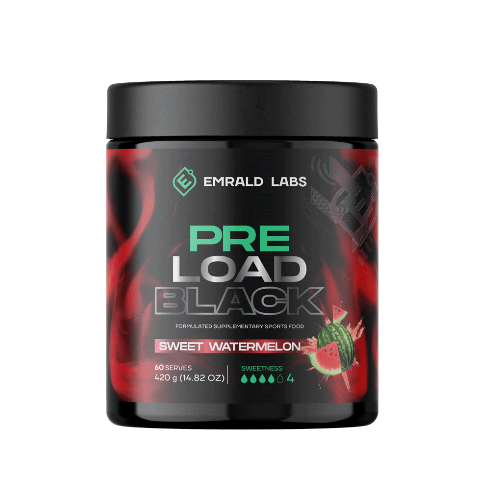 Pre Load Black Pre Workout By Emrald Labs | Elite Supps