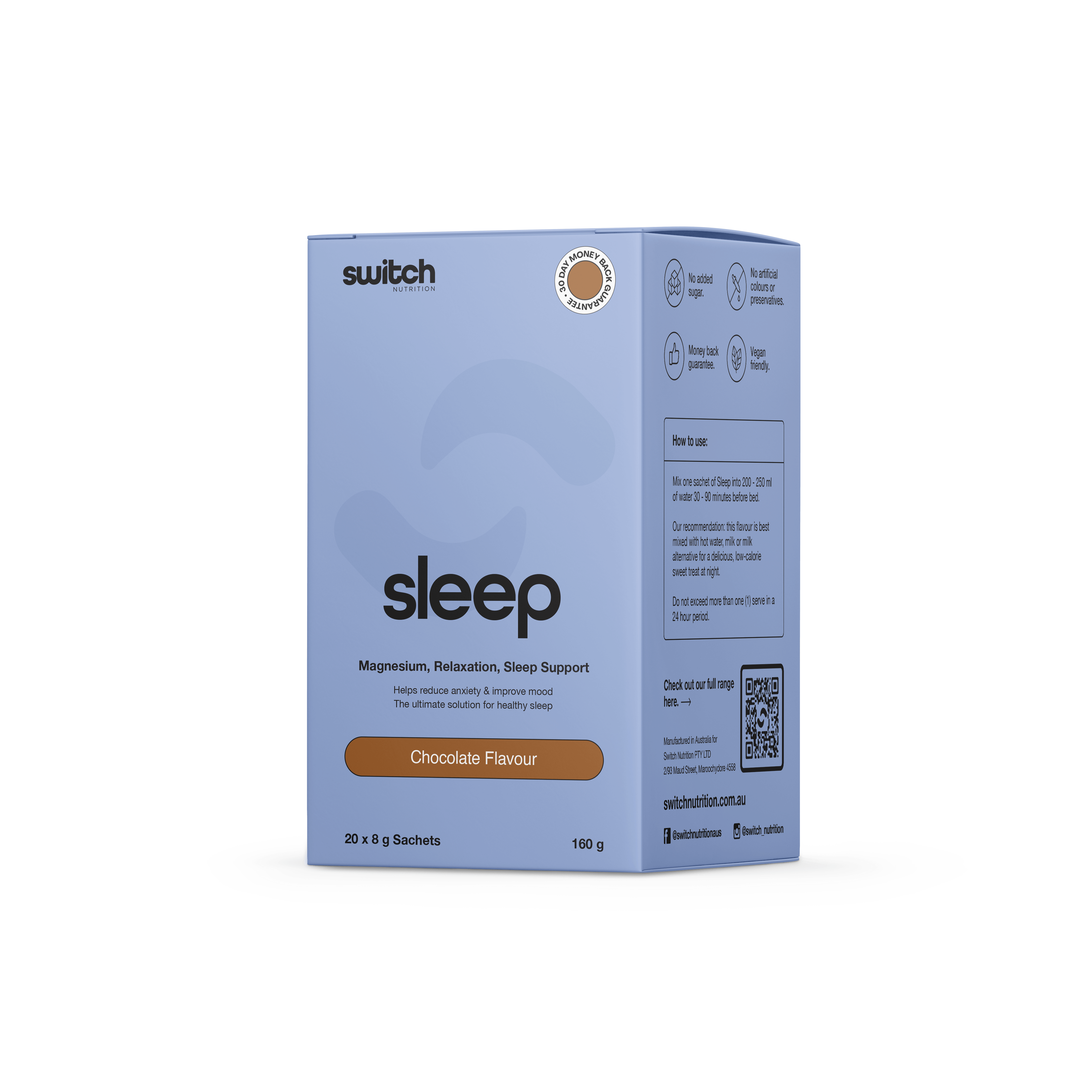 Sleep Sachet Box by Switch Nutrition | Restorative Sleep | Elite Supps