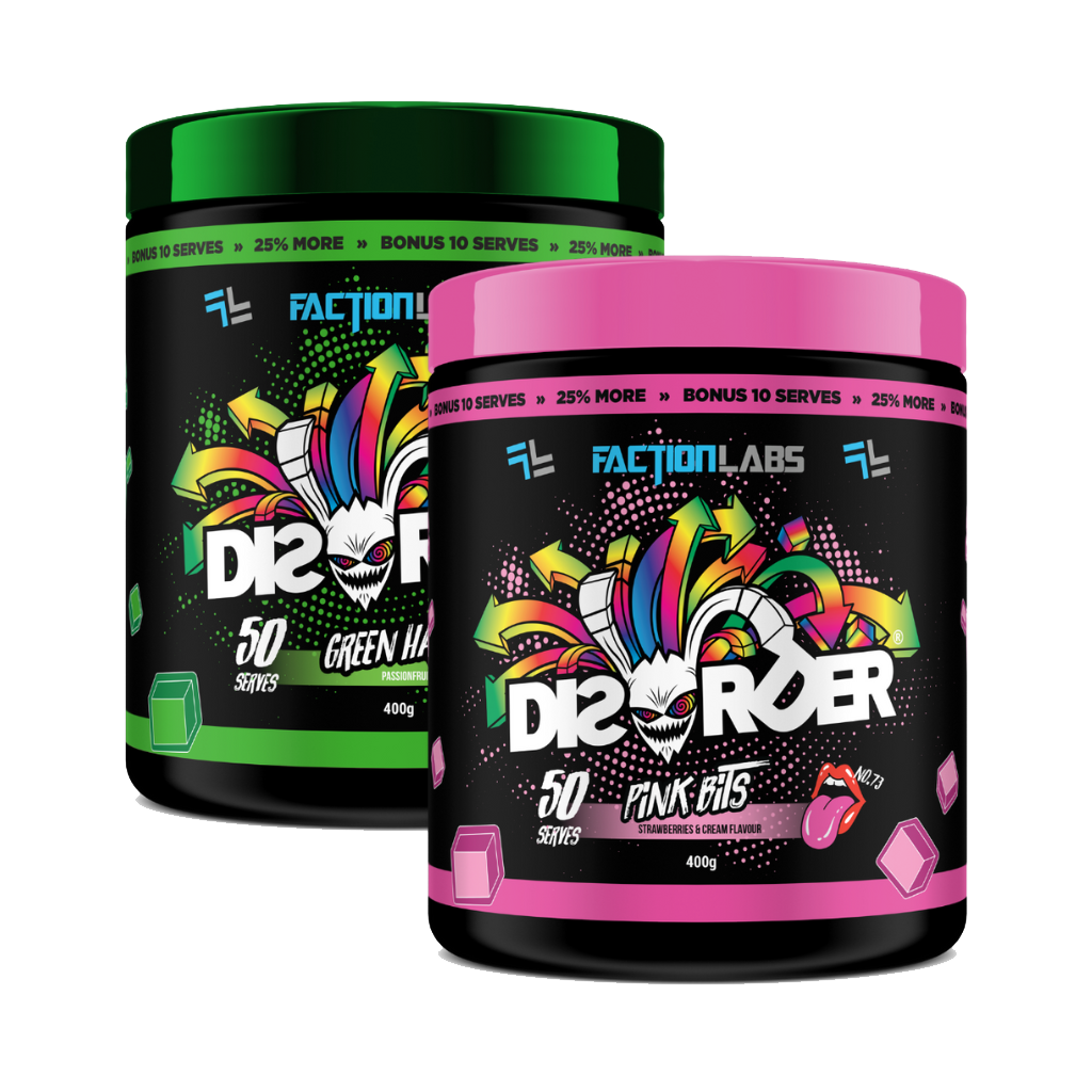 Disorder Pre-Workout Twin Pack by Faction Labs | Elite Supps