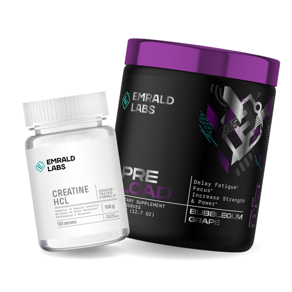 The Emrald Stack | Pre-Load | Creatine HCL | Energy | Recovery | Elite ...